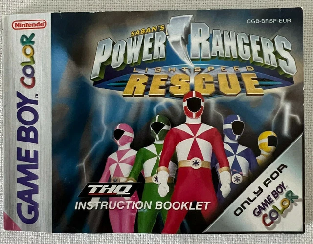 NINTENDO GAME BOY Color Power Rangers Lightspeed Rescue - Completo EUR ...