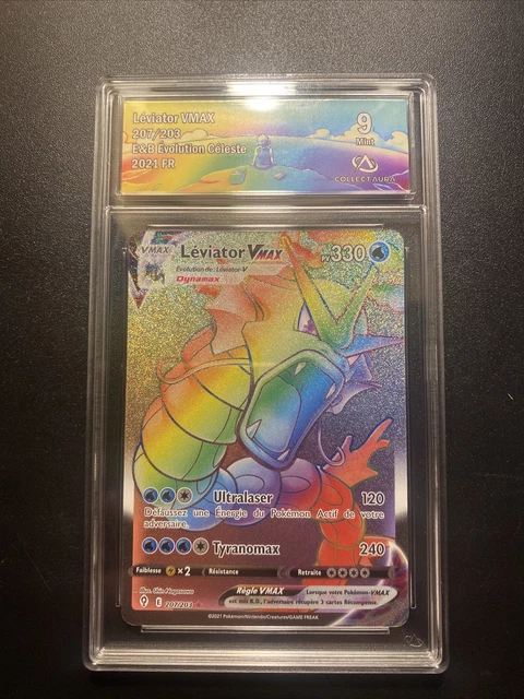 CARTE POKÉMON LÉVIATOR Vmax FA 207/203 EB07 Evolution Céleste CollectAura 9 FR EUR 50,00 ...
