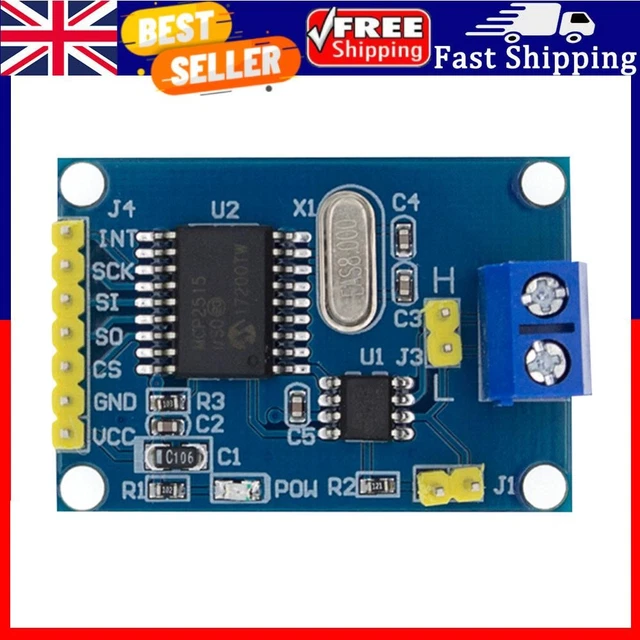 MCP2515 CAN BUS Module SPI MCP2515 CAN Bus Driver Module Board for ...