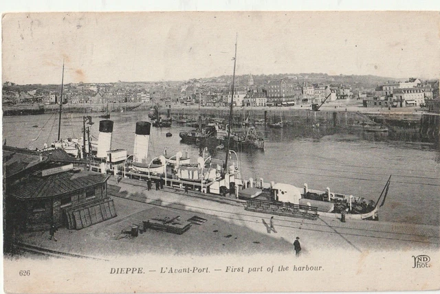 FRANCE CP PERFORE Ccf Port De Dieppe. Ingrand Echire EUR 3,00 - PicClick FR