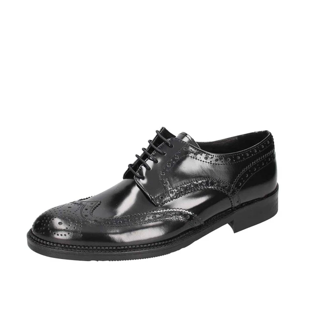 CHAUSSURES HOMMES BRUNO VERRI 43 Ue Classique Noir Cuir Brillant BC540 ...