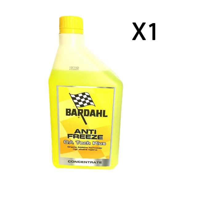 1 LITRE BARDAHL Antigel OA Tech Plus Liquide Fluide Frigorigène Jaune Concentré EUR 16,62 ...