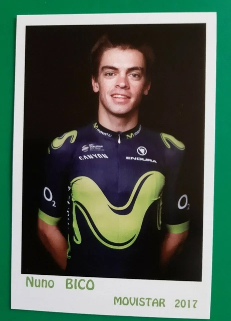 CYCLISME CARTE CYCLISTE NUNO BICO équipe MOVISTAR 2017 EUR 1,99 ...
