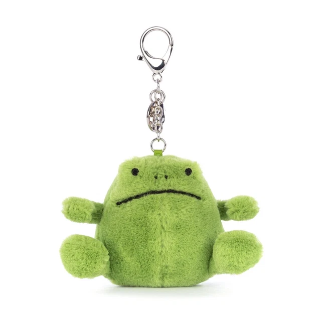 JELLYCAT RICKY RAIN Frog Bag Charm Keychain NWT Brand New w/ Bag £19.95 ...