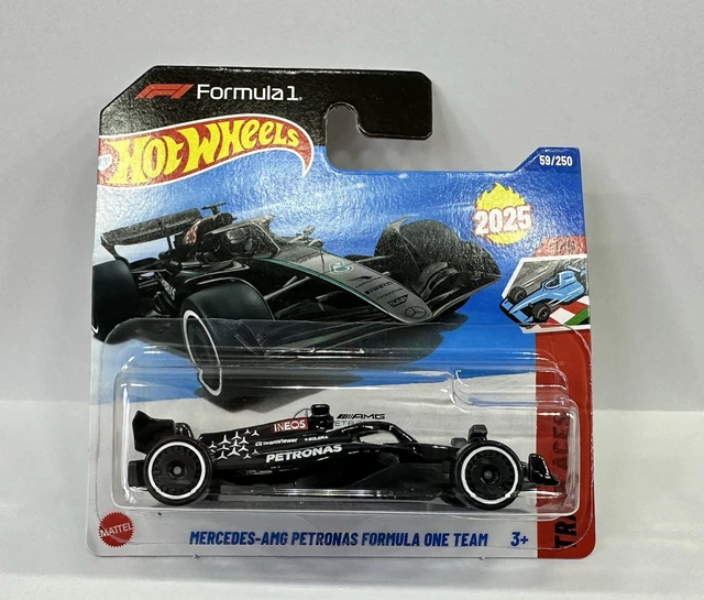 HOT WHEELS MERCEDES AMG Petronas 2025 Formula One F1 59/250 £3.99 ...
