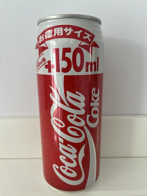 UNOPENED JAPANESE 1990S Coke Can 500ml Great Condition £49.00 - PicClick UK
