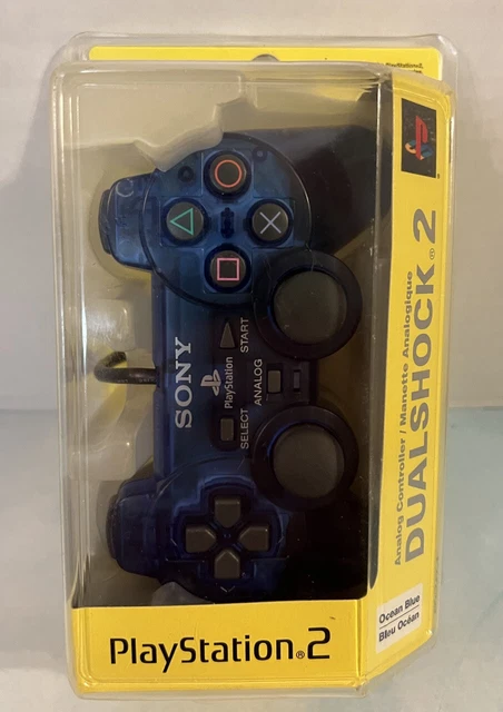 SONY PLAYSTATION 2 PS2 DualShock 2 Controller OCEAN BLUE OEM Official ...