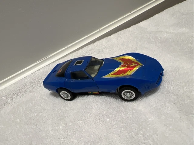 VINTAGE TAKARA TRANSFORMERS Blue Corvette Stingray Sports Car 1984 $29. ...