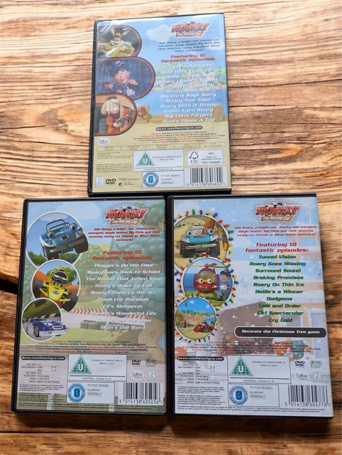 ROARY THE RACING Car 3 Disc DVD set. £19.34 - PicClick UK