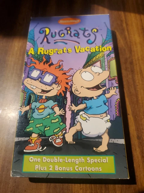 RUGRATS - A Rugrats Vacation VHS 1997 Nickelodeon Retro Orange Tape £6. ...