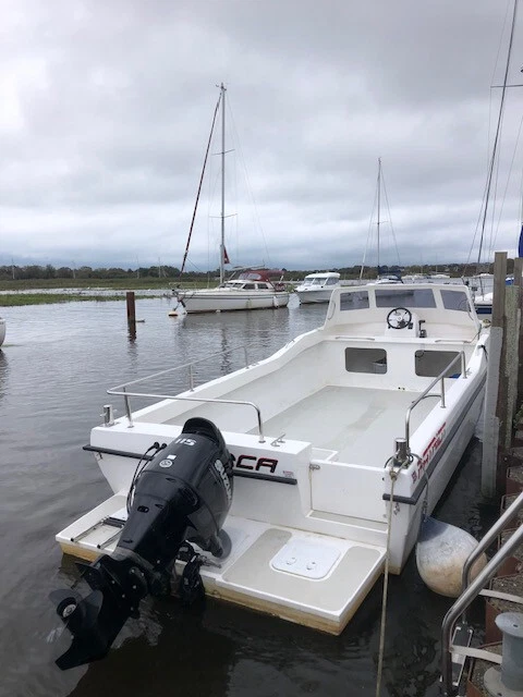 FISHING WORK DIVE Ferry boat Patriot 700 2021 115hp Suzuki with trailer ...