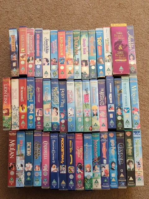 49 DISNEY CLASSICS & OTHERS VHS BUNDLE KIDS/FAMILY Videos FREE POSTAGE ...