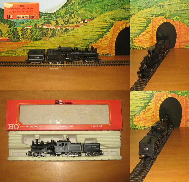 RIVAROSSI HO LOCOMOTIVA a vapore articolata 0-4-0 0-4-0 Heisler art ...