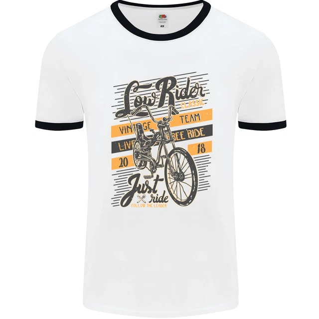 TAILLE BASSE CLASSIQUE Chopper Moto Motard Hommes Ringer EUR 19,54 ...