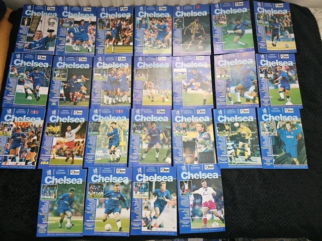 CHELSEA FOOTBALL CLUB Programmes 1993- 1994 Bundle x25 Vintage £11.12 ...