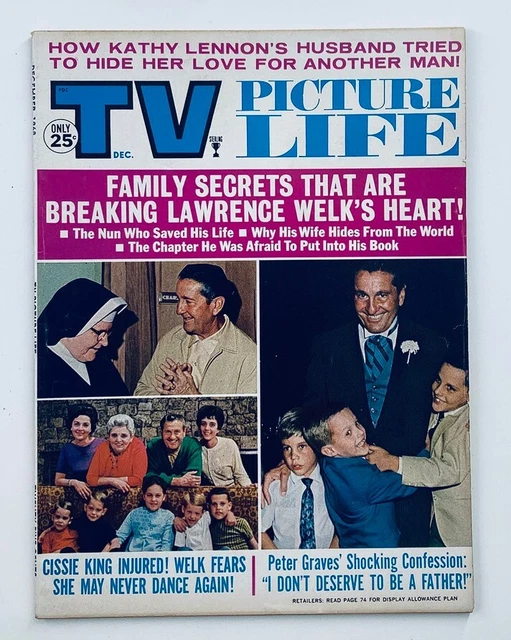 VTG TV PICTURE Life Magazine December 1968 Vol 13 #12 Lawrence Welk No ...