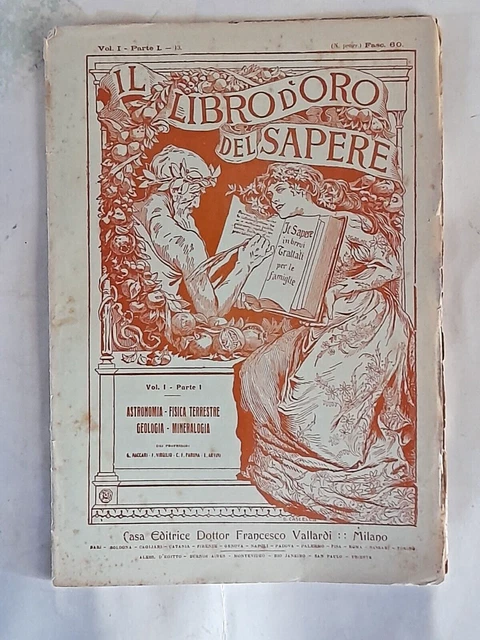 IL LIBRO D'ORO DEL SAPERE-ASTRONOMIA-FISICA TERRESTRE-MINERALOGIA ...