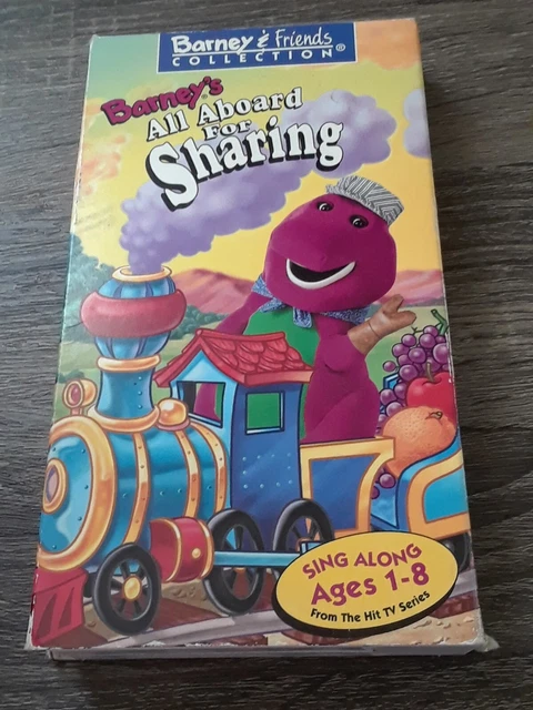 BARNEY - BARNEYS All Aboard for Sharing (VHS, 1996) $11.04 - PicClick CA