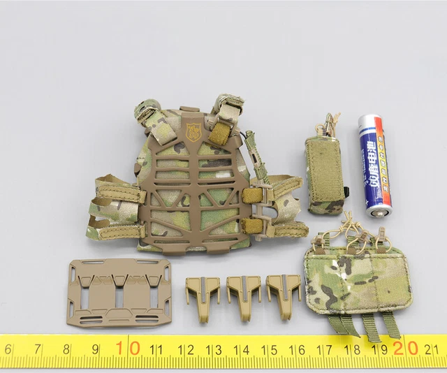 1/6 SCALE EASY&SIMPLE ES 26054R C.B.R.N Assault Team Tactical Vest ...
