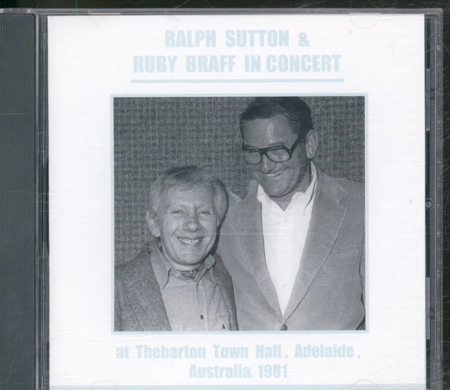 RALPH SUTTON & Ruby Braff In Concert CD Australia Nif Nuf 43016 EUR 12 ...