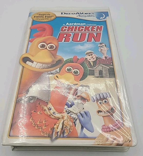 CHICKEN RUN VHS Clamshell DreamWorks Animation VHS 85754 Acceptable ...