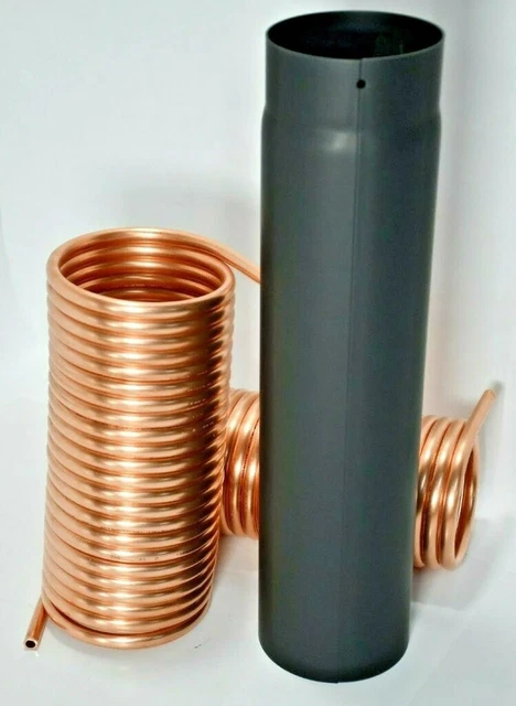 SPIRALE TUBO DI Rame 12x1mm per da Forno 120mm 10m Con Diametro Interno ...