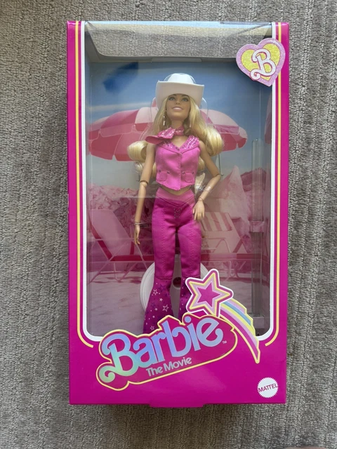 BARBIE THE MOVIE Western Doll Margot Robbie as Barbie, Collectable Doll ...