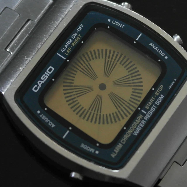 VINTAGE CASIO AA-91W MODULE {103} 1981 Men's Digital quartz Watch Rare ...