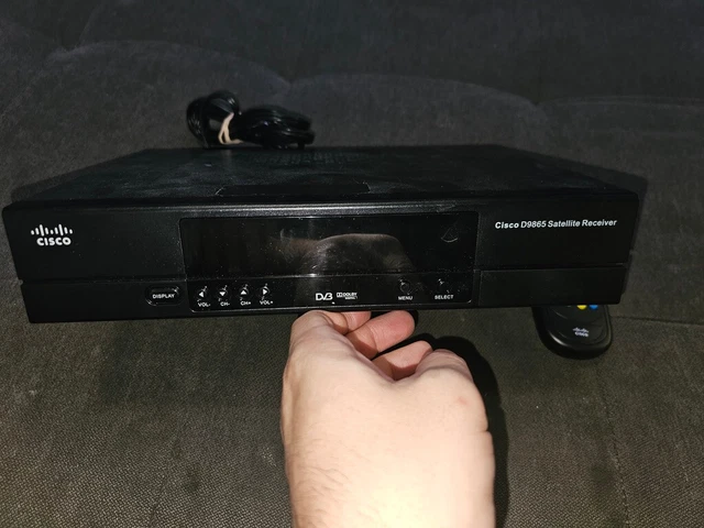 SATELLITE TV RECEIVER Decoder IRD CISCO D9865-H FTA Rainer Satellite W ...