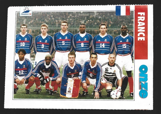 FICHE ONZE MONDIAL Special France 98 Equipe De France EUR 3,99 ...