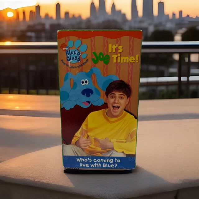VINTAGE BLUE’S CLUES It’s Joe Time (VHS, 2002) Nickelodeon Nick Jr ...
