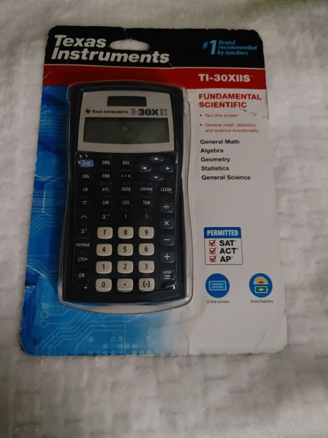 TEXAS INSTRUMENTS TI-30X IIS Two-Line Scientific Calculator NEW ...