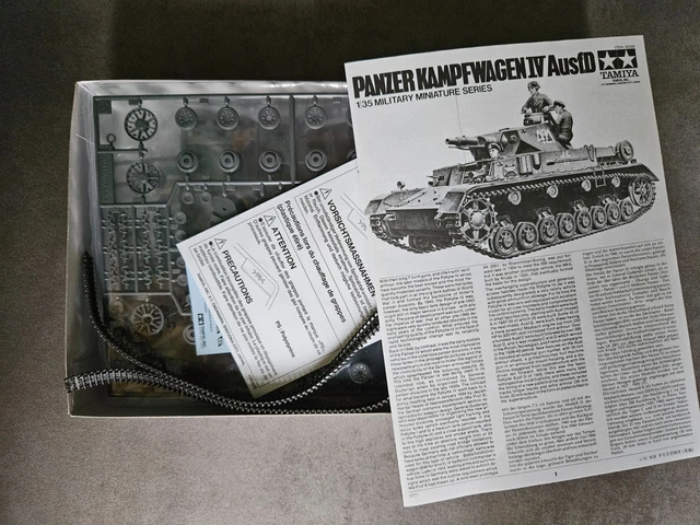 TAMIYA 35096 PANZERKAMPFWAGEN IV Ausf. D 1:35 Panzer IV ungebaut OVP ...