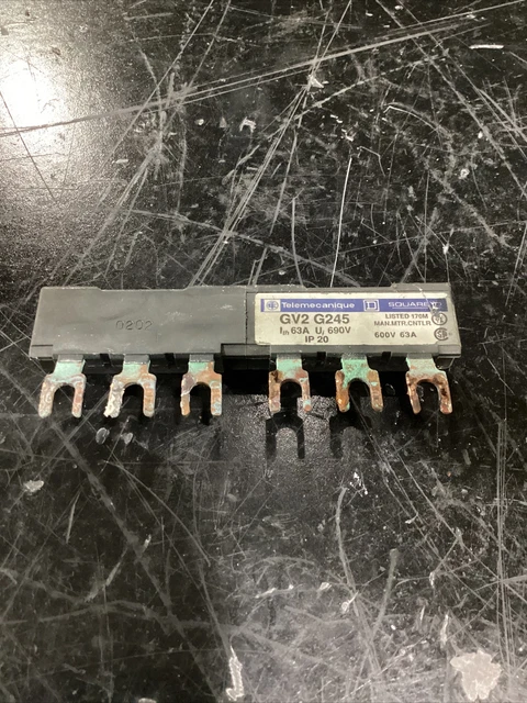BARRE DE BUS Telemecanique GV2 G245 63 Amp 690 V GV2G245 G02#211M8FML ...