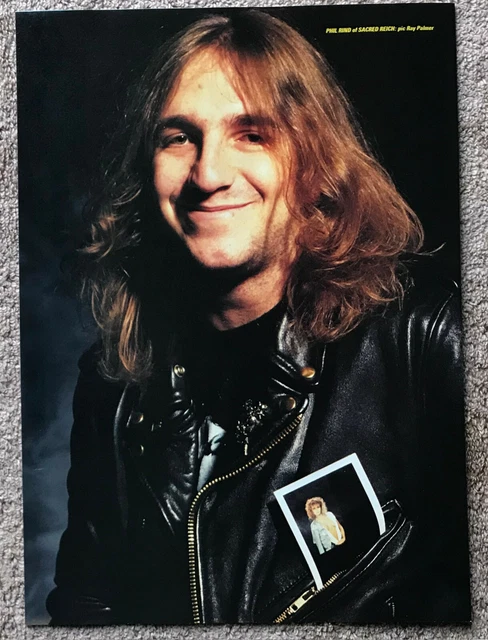 PHIL RIND / SACRED REICH - 1990 full page UK magazine poster £3.95 ...