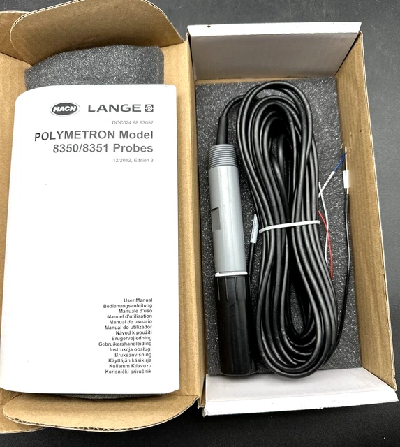 HACH POLYMETRON 8350 Ph Combinazione Sensore Sonda 1.9cm Analogico, per ...