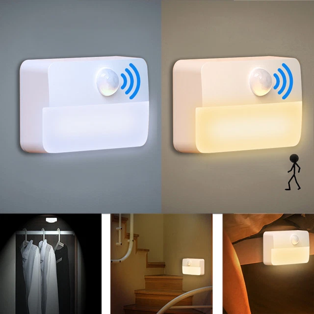 HUMAN BODY INDUCTION Lamp Motion Sensor Wall Light Intelligent Motion ...