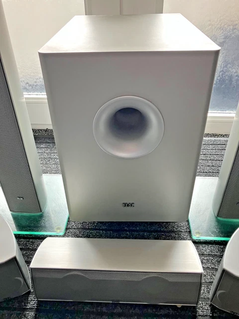 6 ELAC SPEAKERS-COMPLETE Home Cinema System including large Sub-Woofer ...
