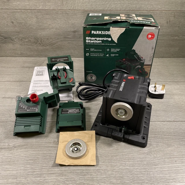 PARKSIDE TOOL SHARPENING Station PSS 65 D1 - Scissors Twist Drill Bits ...