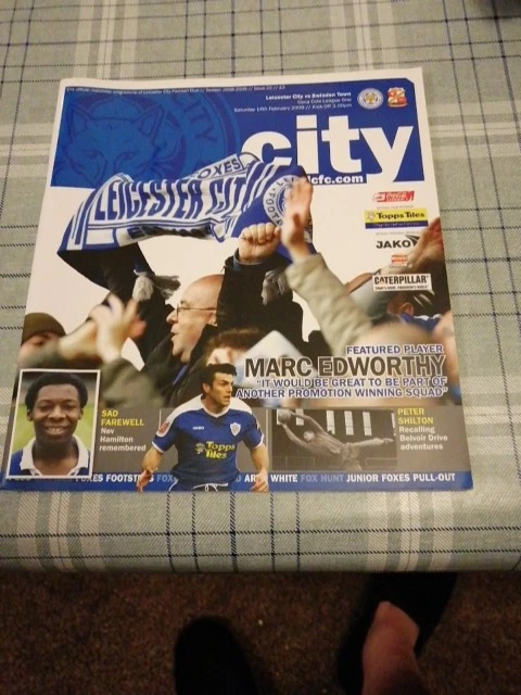 LEICESTER CITY FOOTBALL programmes V Swindon 14 Feb 2009 £1.13 ...