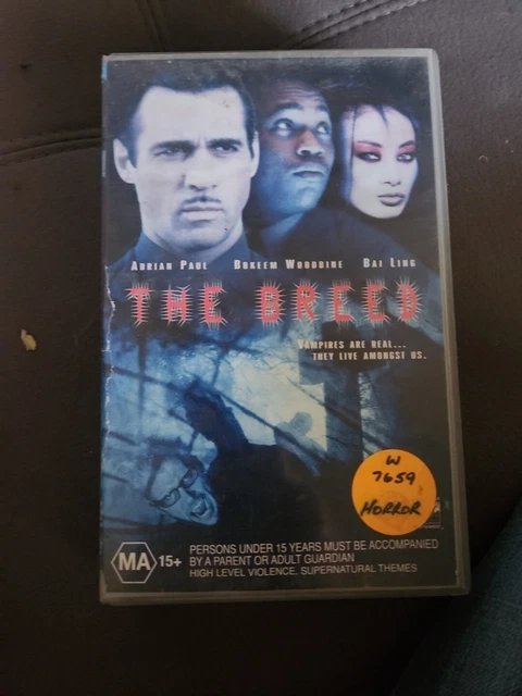 THE BREED VHS Ex Rental 2001 Vampire Movie Columbia Pictures V48 $16.00 ...