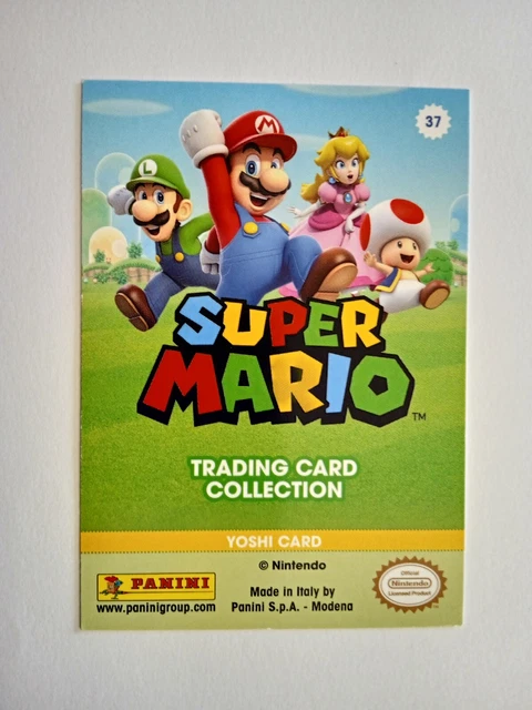 SUPER MARIO TRADING CARD COLLECTION PANINI 2022 YOSHI n 37 NEW EUR 1,00 ...