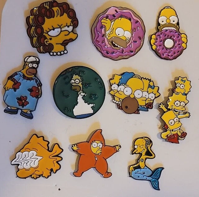 PINS PIN Simpson/Bd/Dessin Anime/10 Pins Simpson /Comics/Serie Speciale ...