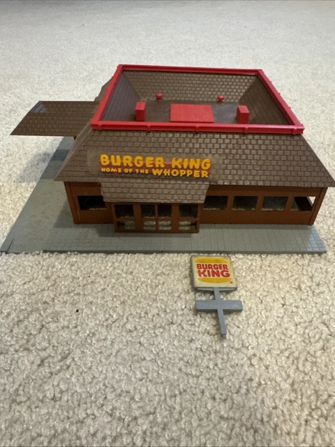 BURGER KING HOME Of The Whopper HO Model Building $50.00 - PicClick CA