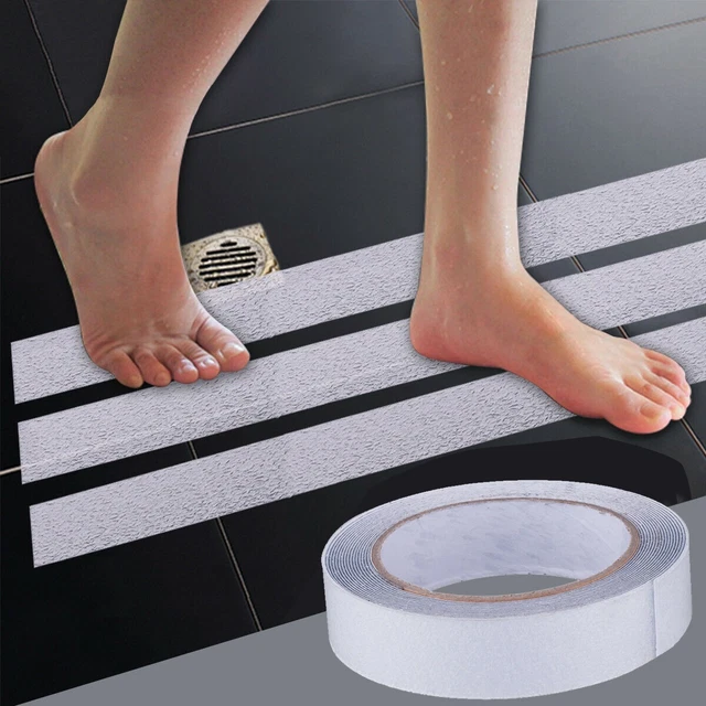 ANTI SLIP STAIRS Tapes Harmless Rubber DIY Decal Bathroom Safe Sticker ...