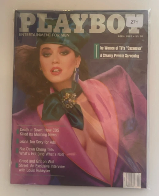 Playboy Magazine April 1987 Vintage Adult Collectors Issue W 7726