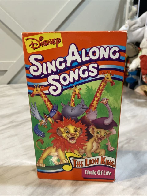 DISNEYS SING ALONG Songs The Lion King Circle of Life VHS 1994 £7.60 ...