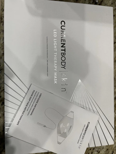 CURRENTBODY SKIN LED Light therapy Mask Red Light Face Maskl New Open ...