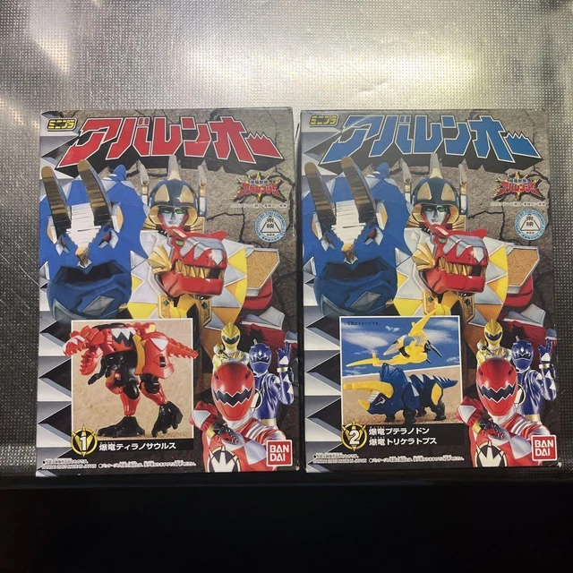 POWER RANGERS DINO Thunder Abaranger Abarenoh Megazord 2p set BANDAI w ...