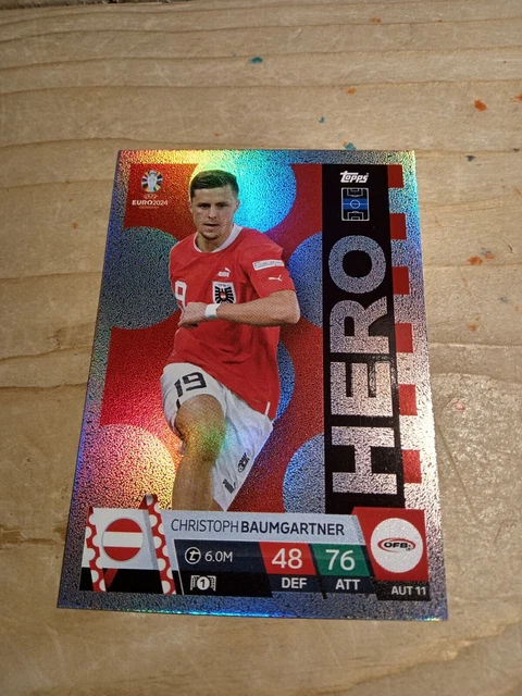 TOPPS MATCH ATTAX UEFA EURO 2024 Trading Card AUT11 £1.59 - PicClick UK